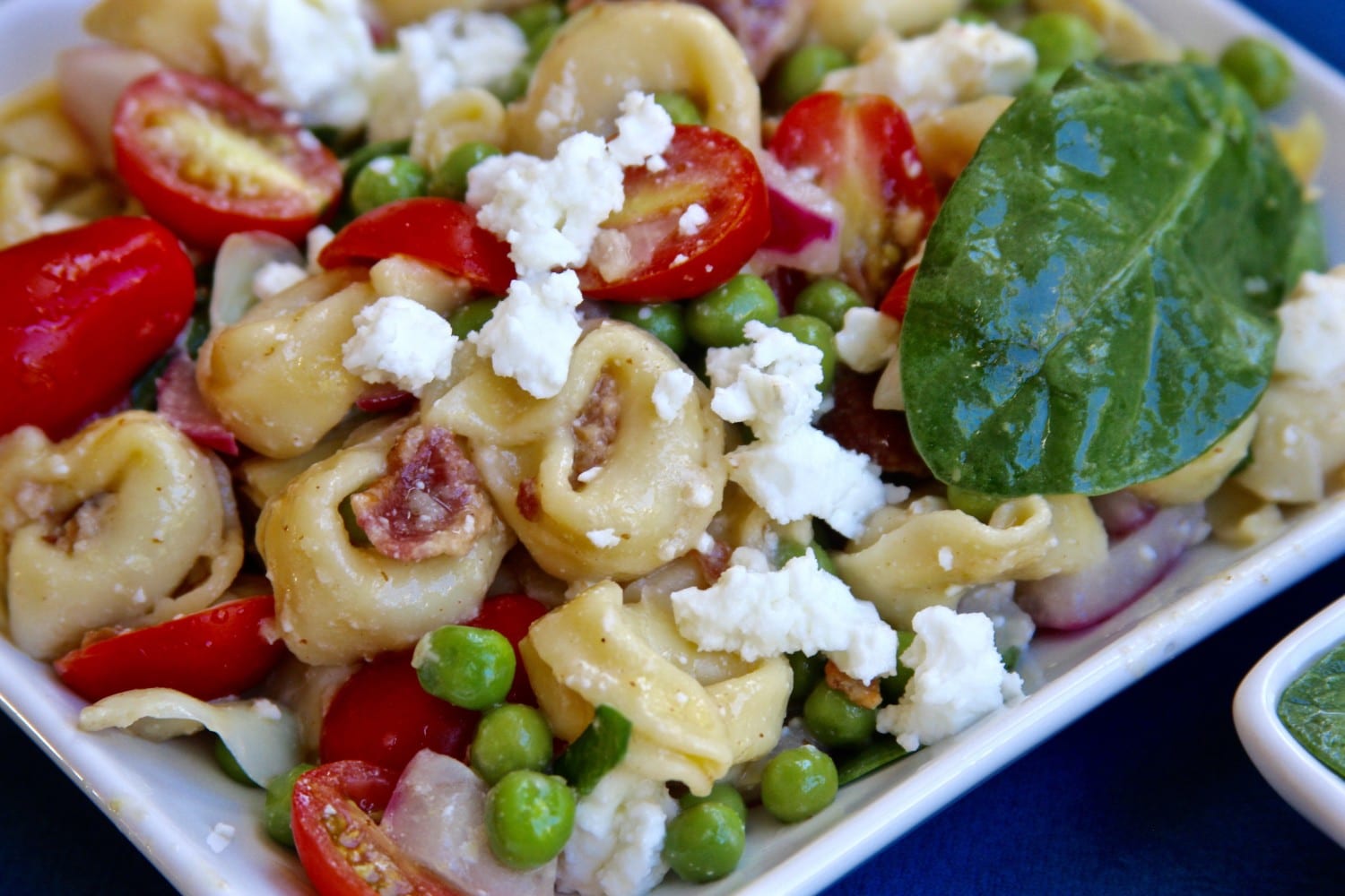 Bacon Belly Button Pasta Salad - The Fed Up Foodie