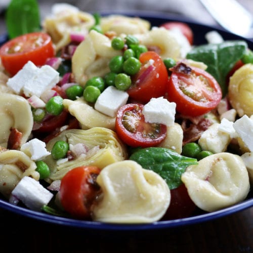 How To Make Crowd Pleasing Tortellini Salad- The Fed Up Foodie